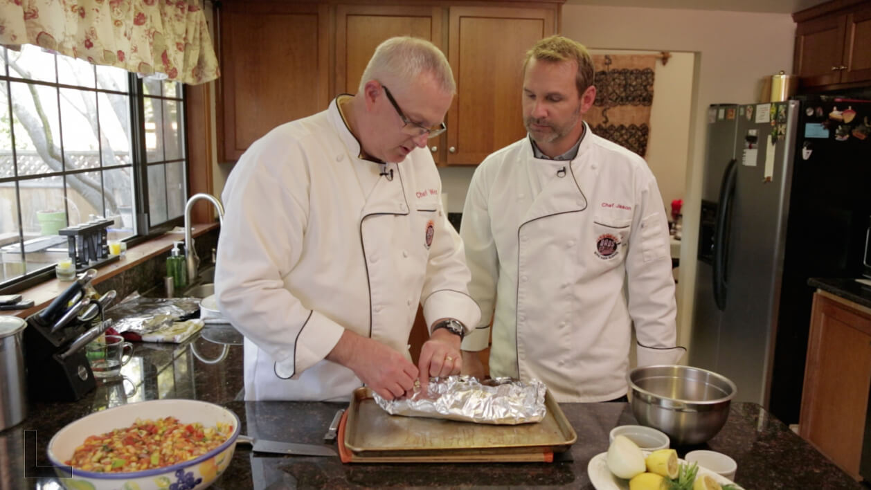 LEMON DILL SALMON AND SWEET SALSA WITH WES HARDISTY – Dads That Cook